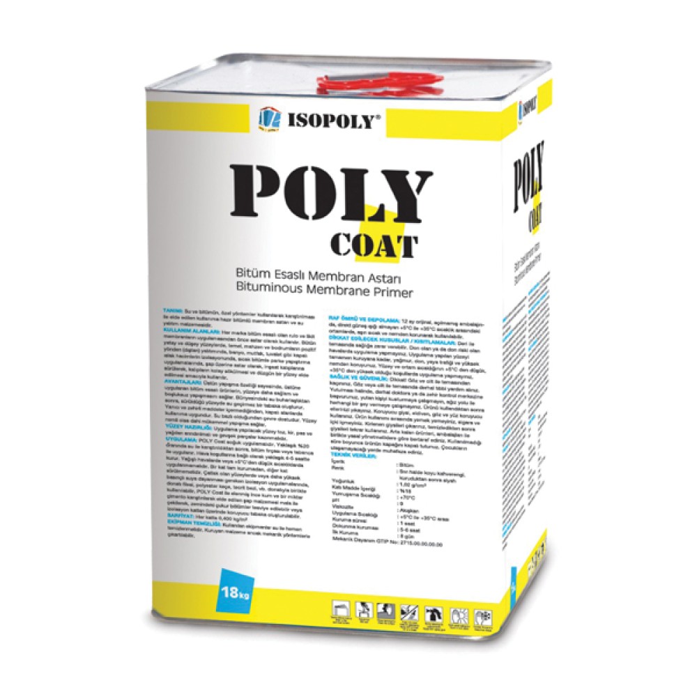 Poly Coat Su Bazlı Bitümlü Membran Astarı